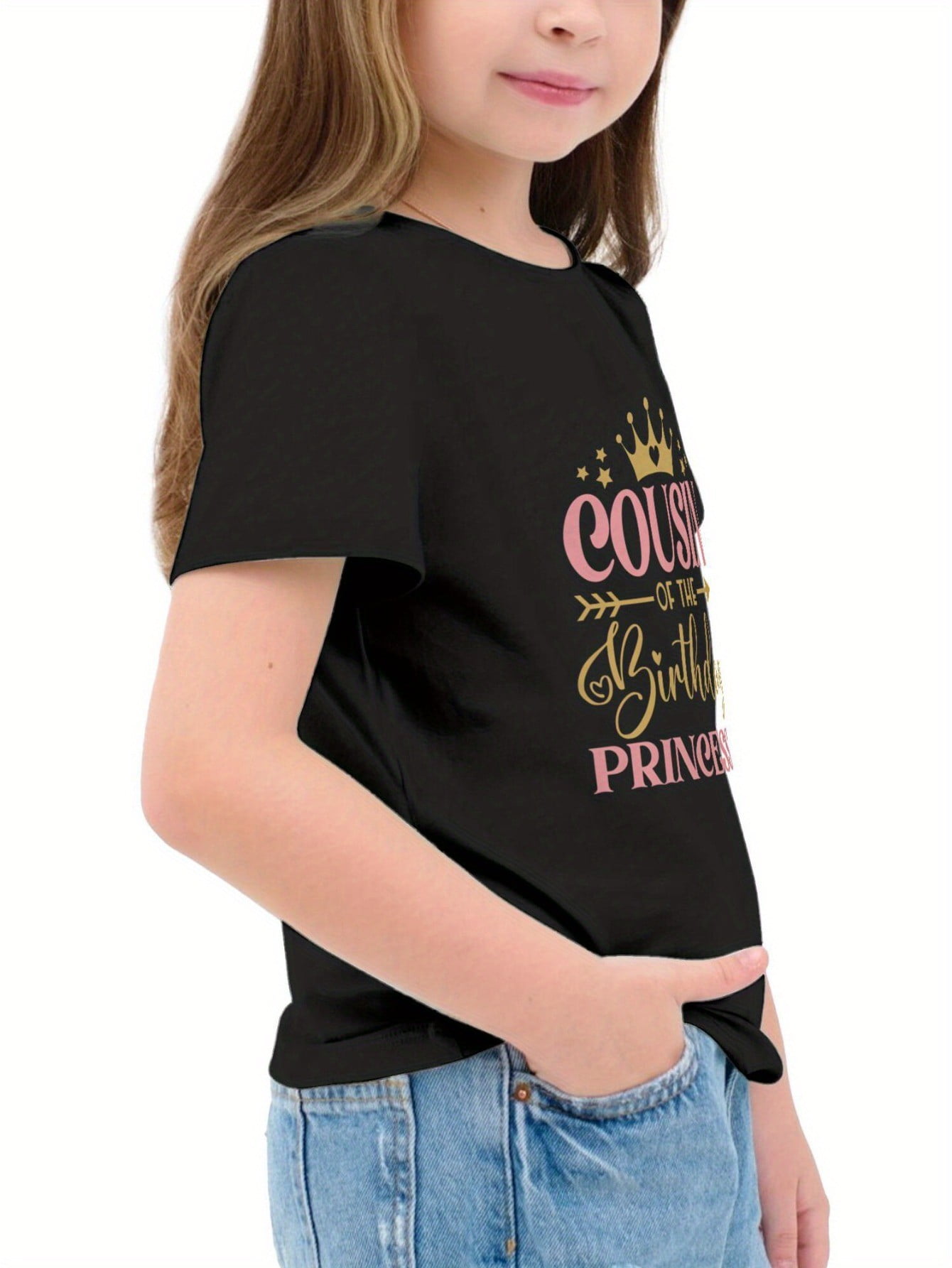 Birthday Princess Cotton T-Shirt for Girls - Soft, Breathable & Durable ...