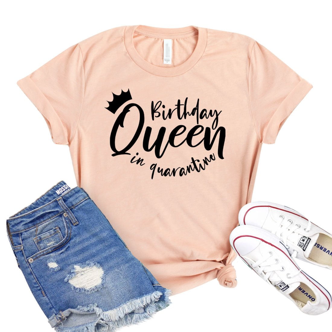 Birthday Queen Shirt Quarantine T-shirt Women's Pandemic Tshirt Party ...
