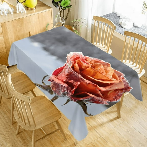 Birthday Rectangular Table Tablecloth for Dining Coffee Party Manteles ...