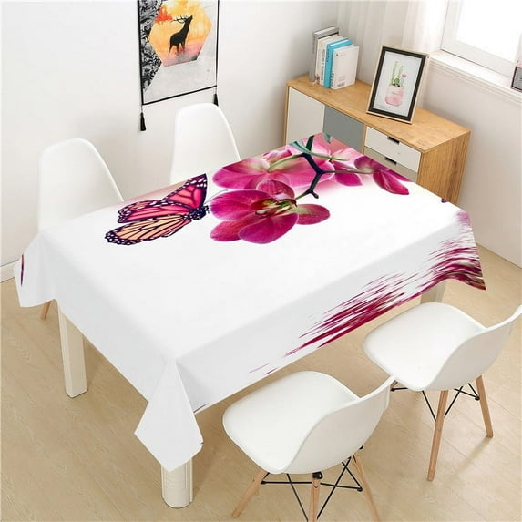 Birthday Rectangular Table Tablecloth for Dining Coffee Party Manteles ...