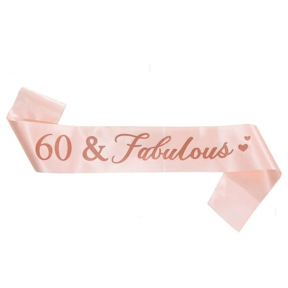 Birthday Sash Satin Fabric Rhinestone Decor Lightweight for Birthday ...
