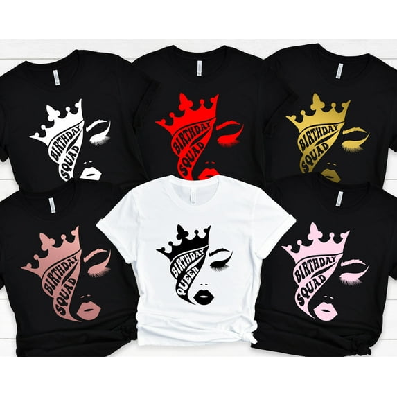 Birthday Shirt, Birthday Squad Shirt, Birthday Queen Shirt, Birthday ...