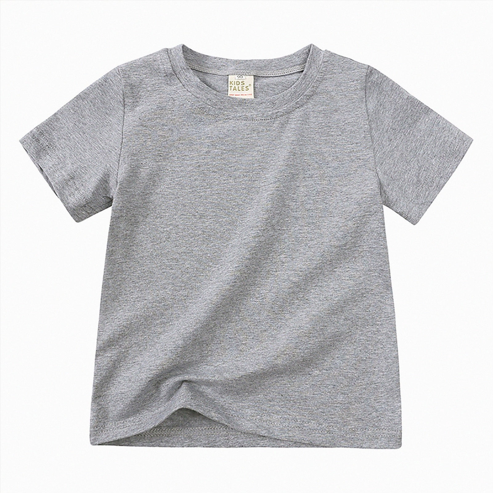 Birthday Shirt Girl Solid Color Short Sleeve T Shirt Cotton Blend ...