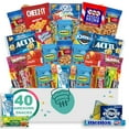 Birthday Snack Box Gift Basket (40 Piece Snack Box Package) s, Candy ...