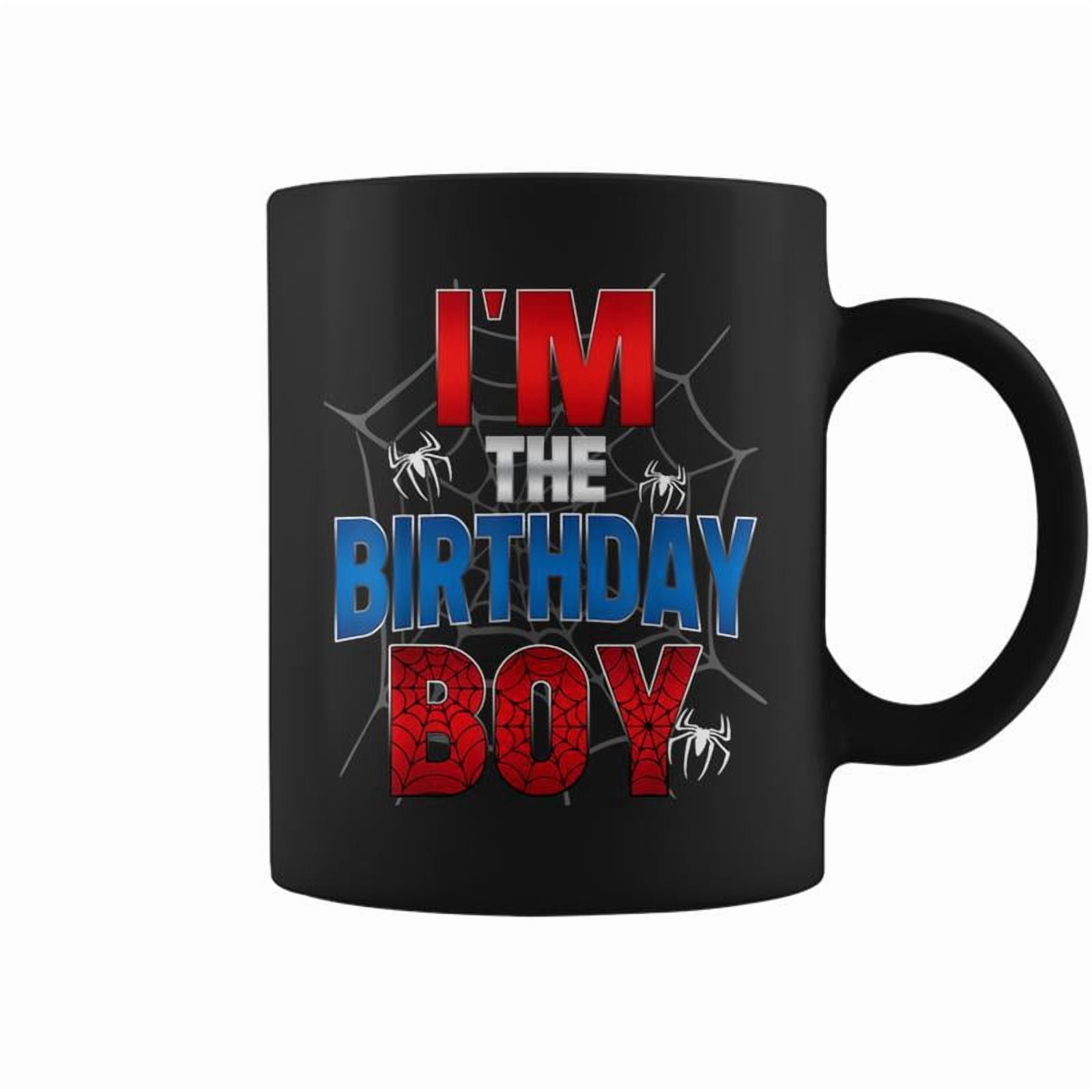 Birthday Spider Web Birthday Party Im The Birthday Boy Coffee Mugs ...