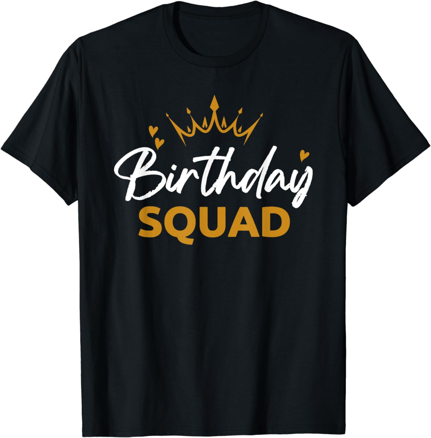 Birthday Squad Party Matching Family Group Funny Bday Team T-Shirt ...