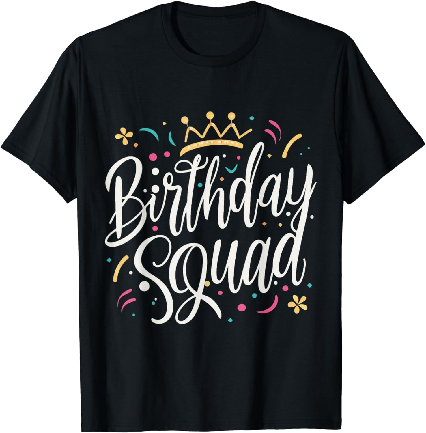 Birthday Squad Princess Tiara T-Shirt - Walmart.com