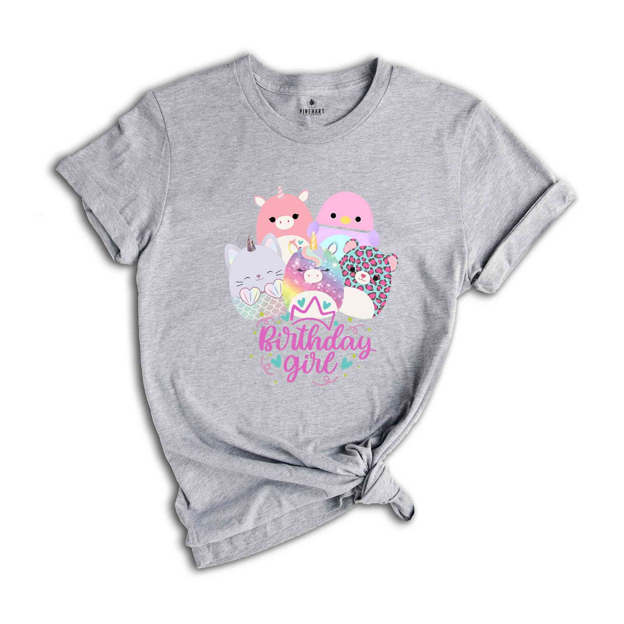 Birthday Squish Shirt, Cute Teenage Birthday, Birthday Girl Gift , 10Th ...