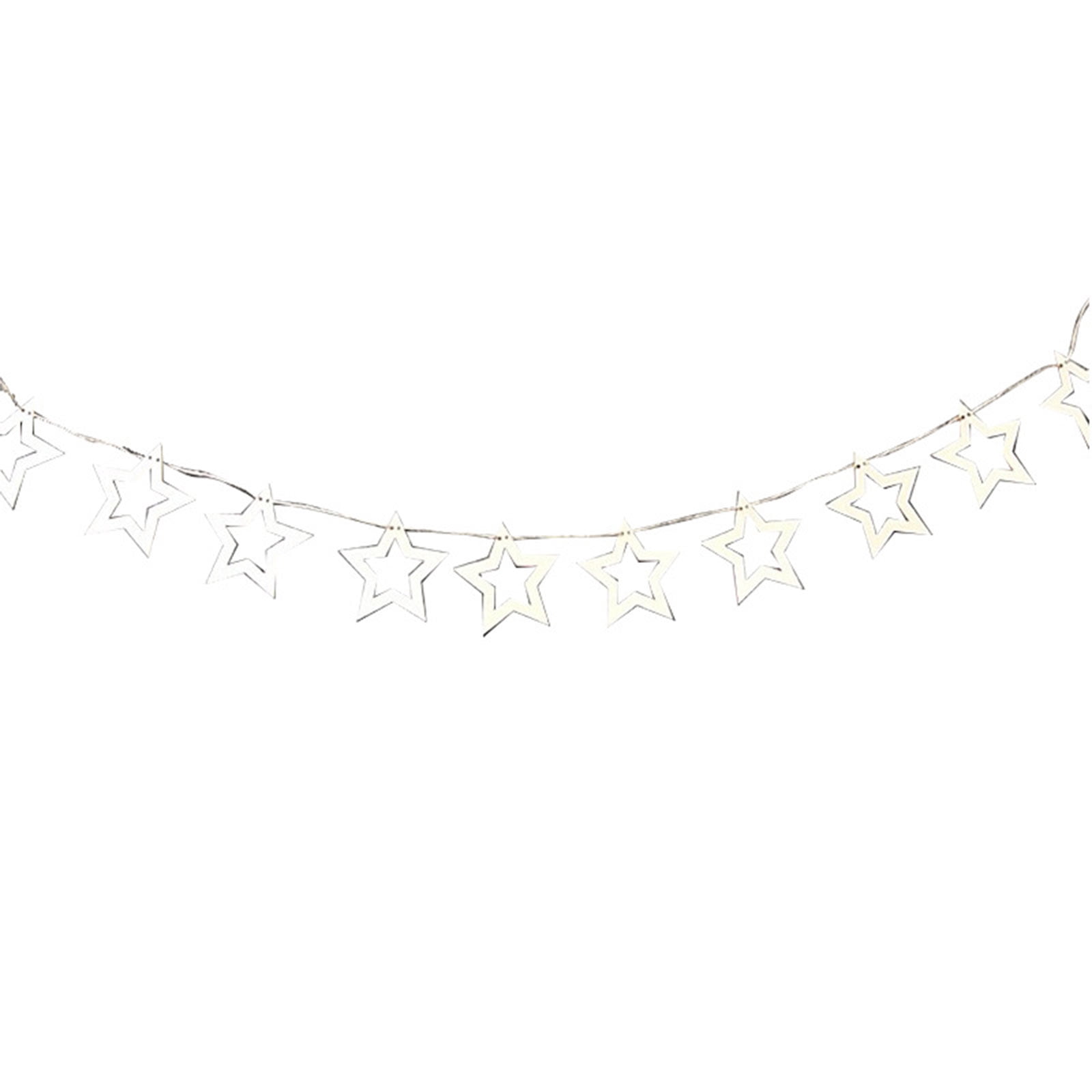 Birthday Star Banners Ornaments Wooden Birthday Party Decorations Table ...