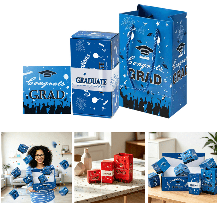 Birthday Surprise Gift Box Explosion - Money Gift Box with Confetti ...