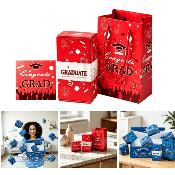 Birthday Surprise Gift Box Explosion - Money Gift Box with Confetti ...