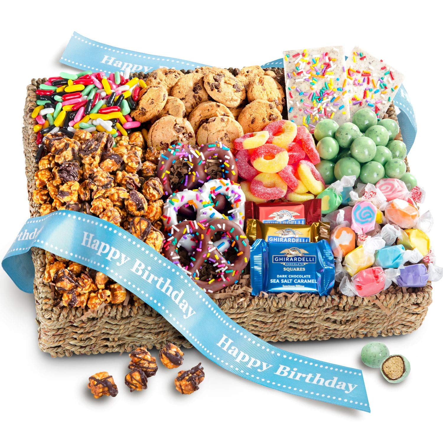 Birthday Sweets & Snacks with Happy Birthday Ribbon. - Walmart.com