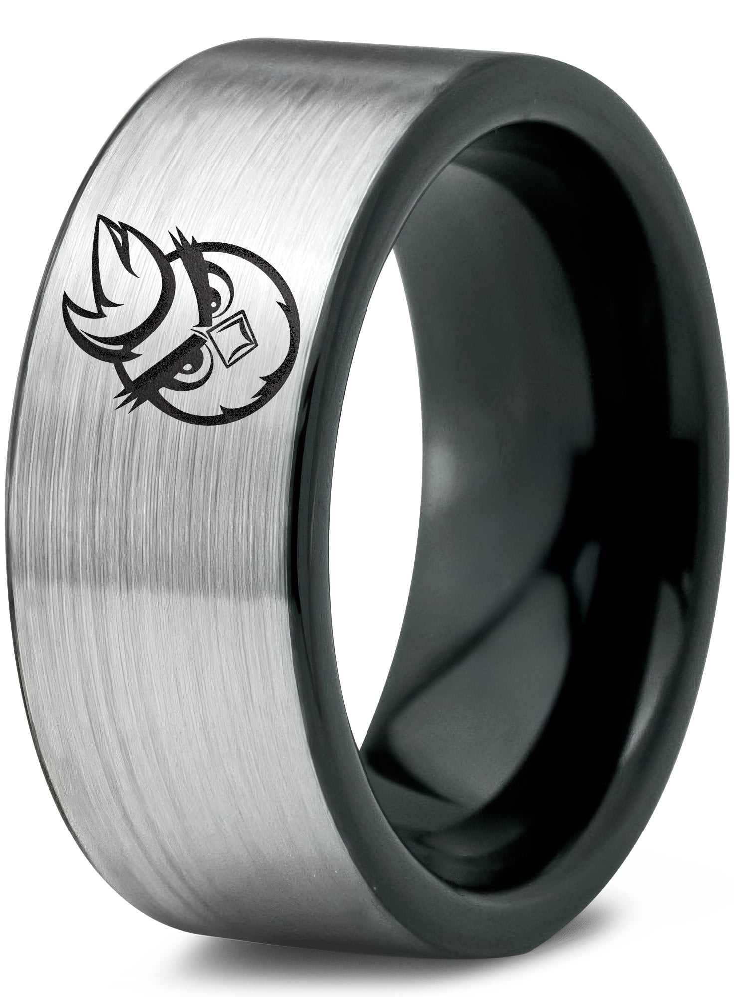 Gamer Tungsten Ring Grey Jewelry Gift for Him Boyfriend Friendship ...