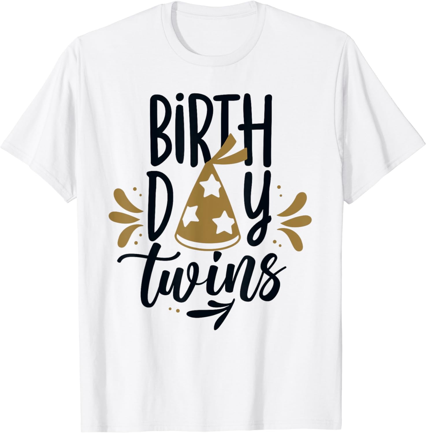 Birthday Twins Celebrate Cute Twin T-Shirt - Walmart.com