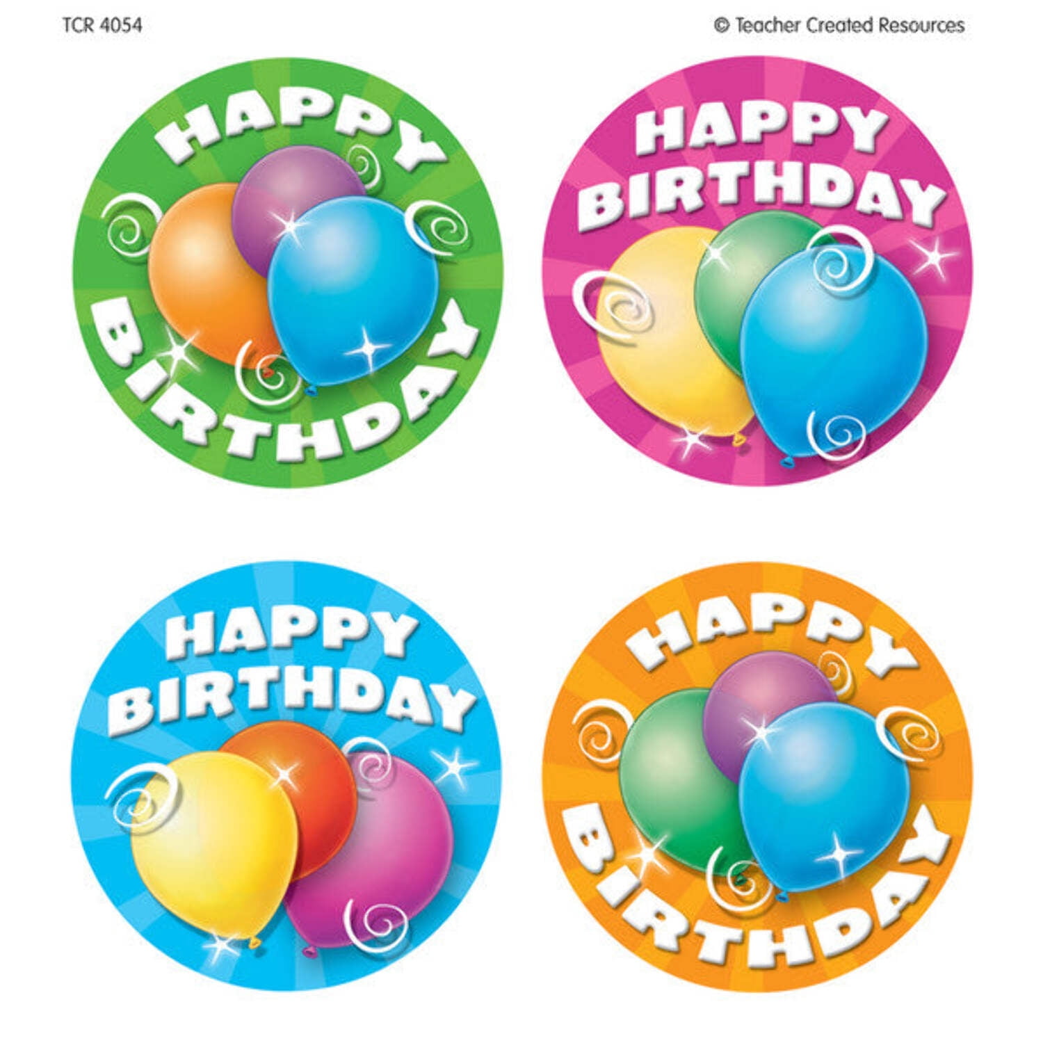 Birthday Wear 'Em Badges [TCR4054] - Walmart Business Supplies