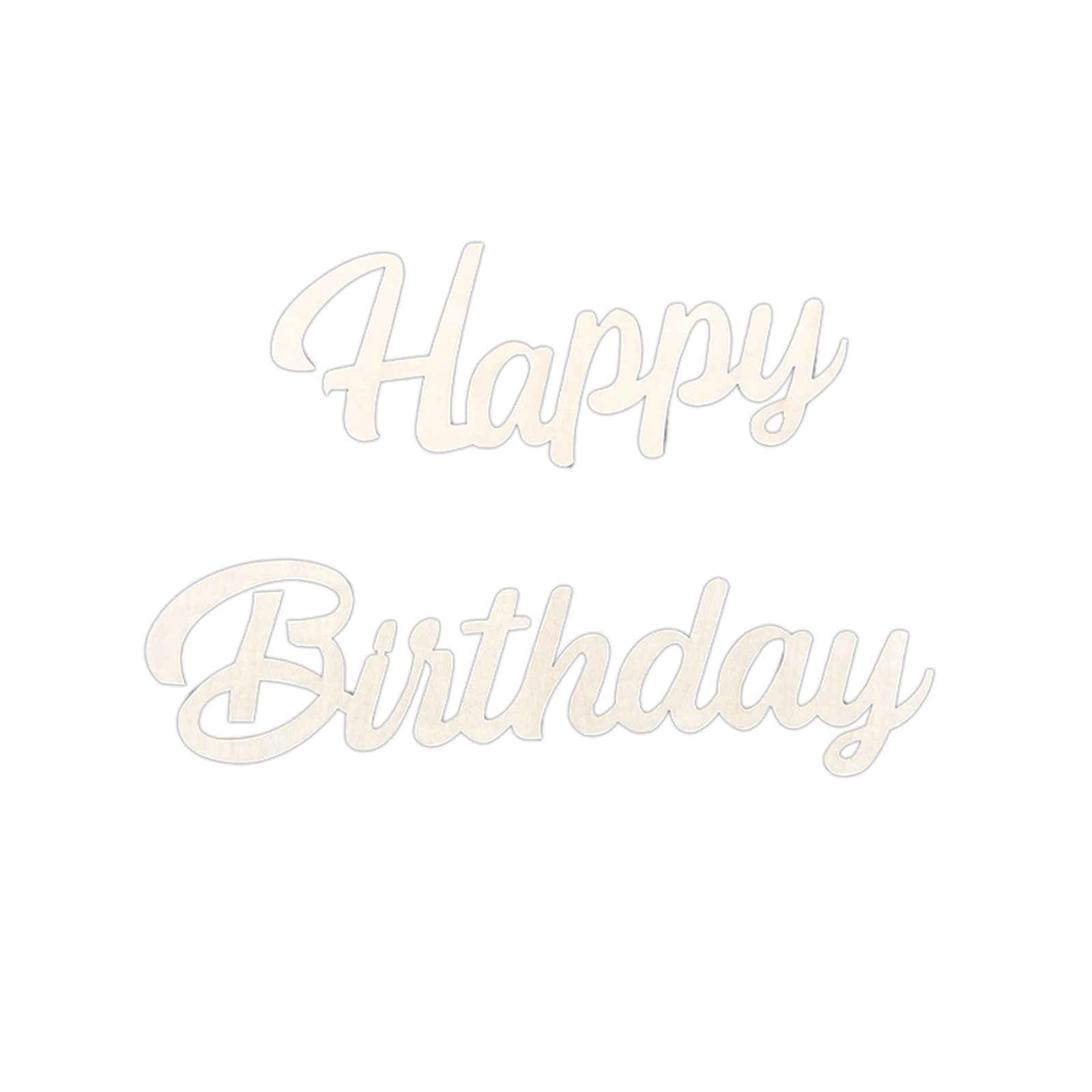 Birthday Wooden Ornaments Crafts Centerpieces Decorations Happy ...
