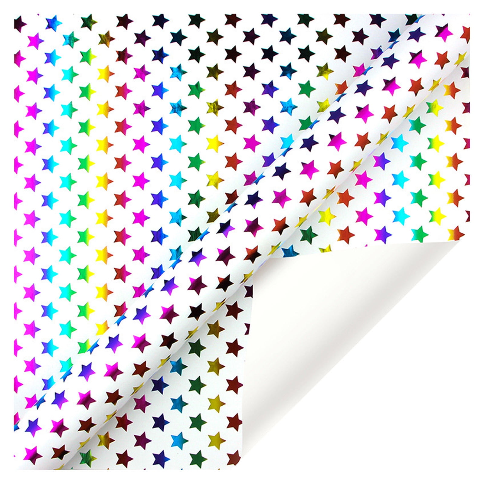 Birthday Wrapping Paper, Metallic Gold Gift Wrap Paper Roll, Colorful ...