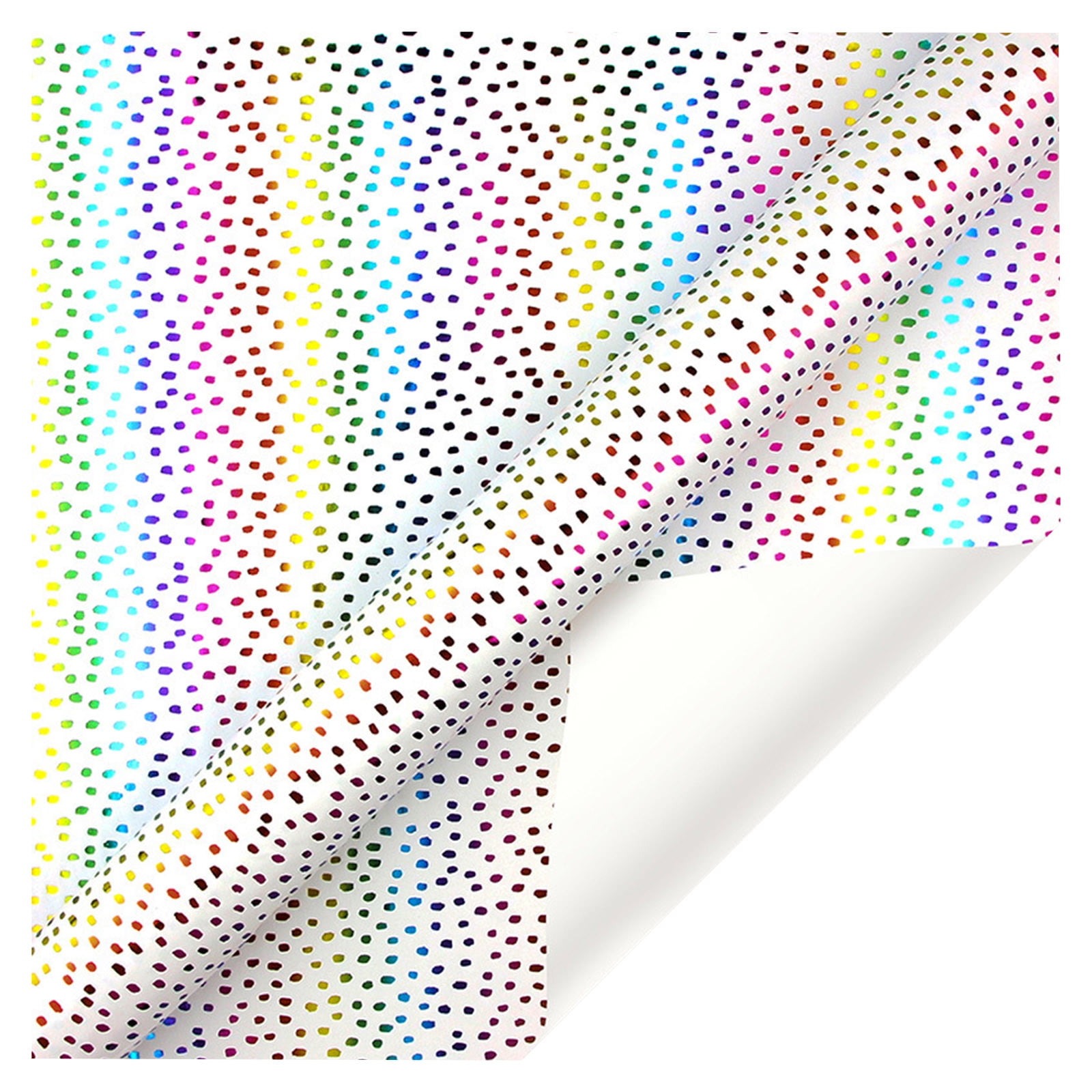 Birthday Wrapping Paper, Metallic Gold Gift Wrap Paper Roll, Colorful ...