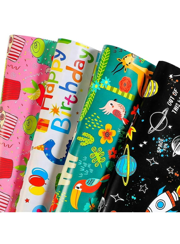 Birthday Wrapping Paper in Wrapping Paper - Walmart.com