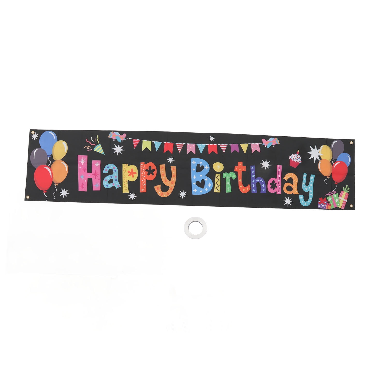 Birthday Yard Banner Happy Birthday Banner with Rope for Outdoor and ...