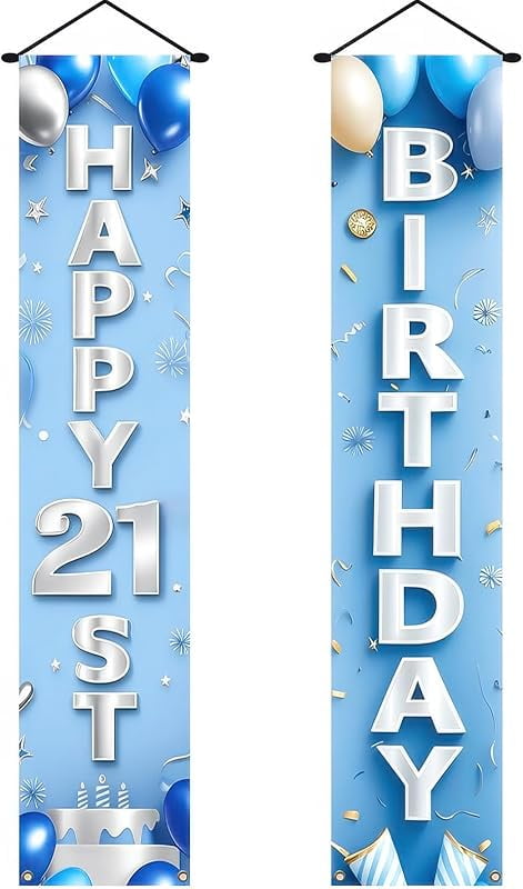 Birthday background painting 70.9x11.8 inches, outdoor porch decoration ...