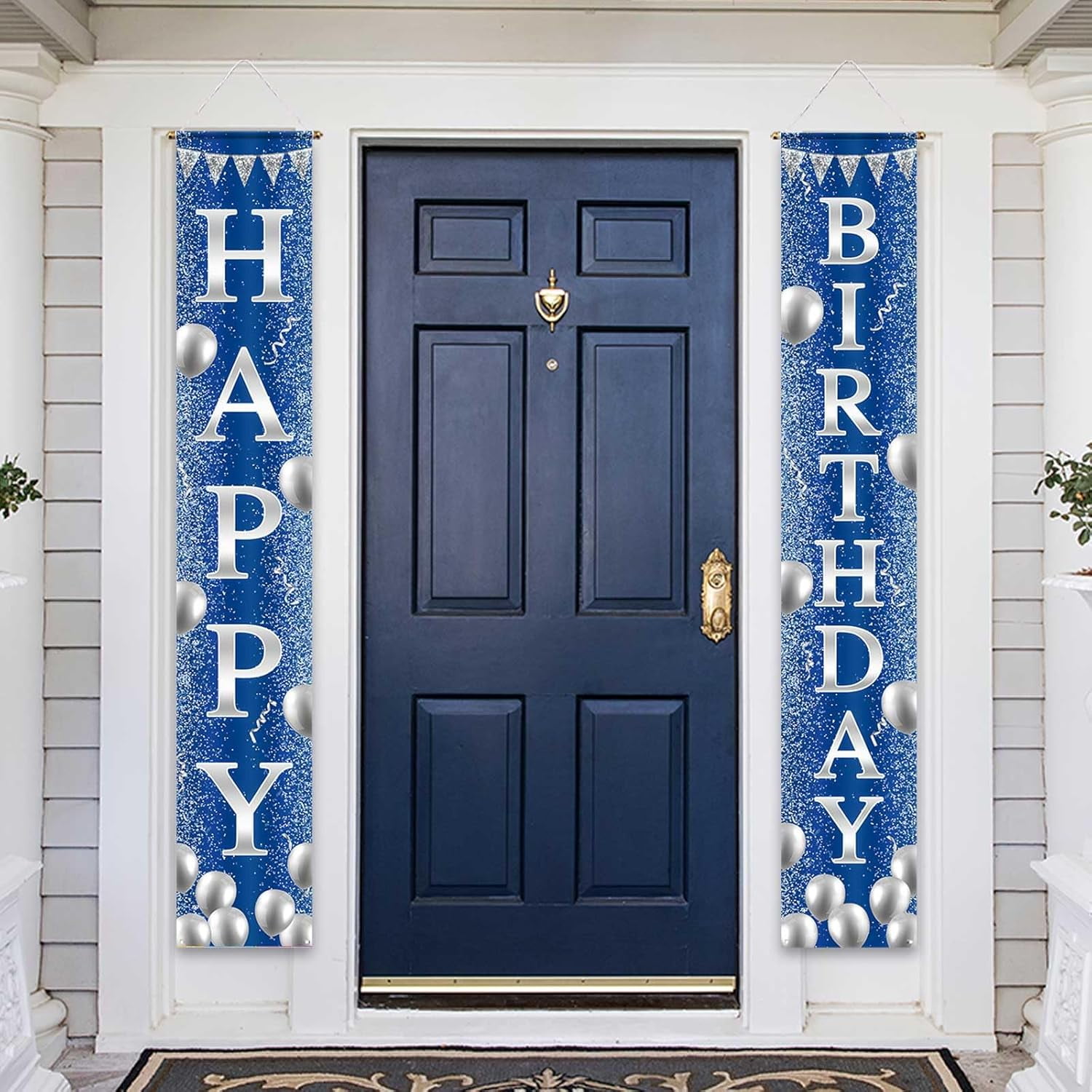 Birthday background painting 70.9x11.8 inches, outdoor porch decoration ...