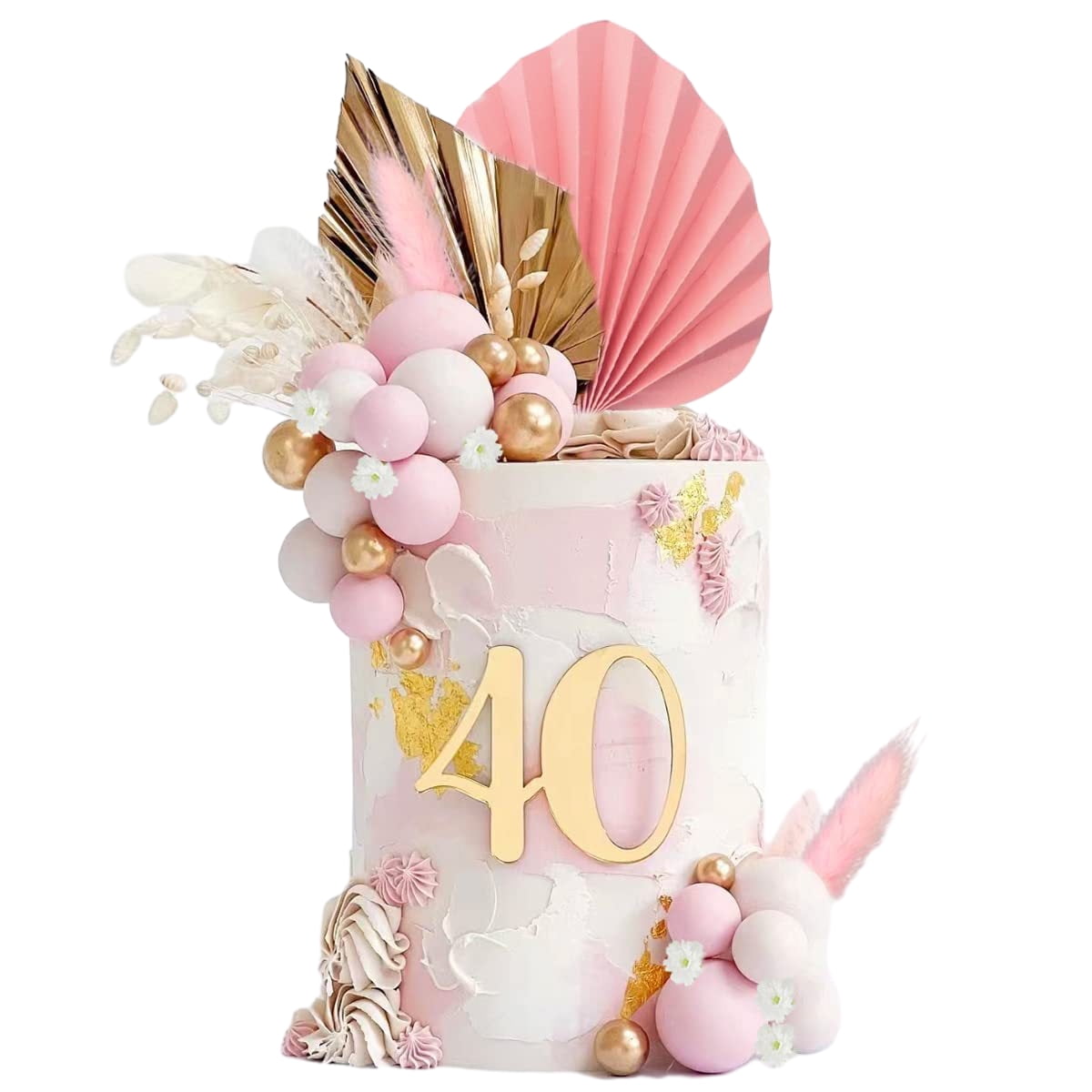 Birthday cake Flower decoration Foam balls Birthday party baking props ...