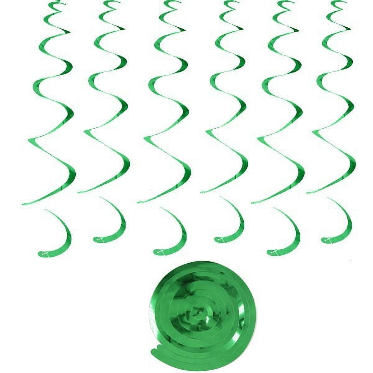 Birthday party decoration spiral ornaments PVC vortex pull flower ...