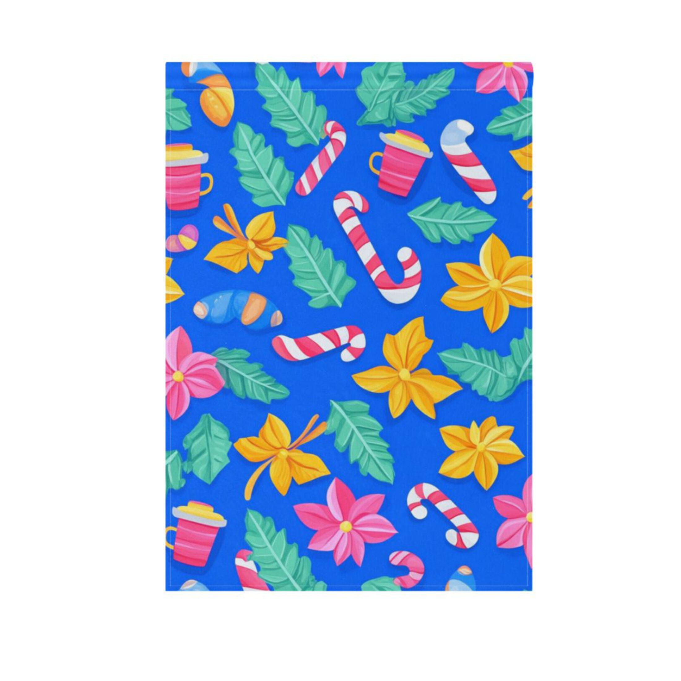 Birthday party garden flags, outdoor patio decoration flags with cute ...