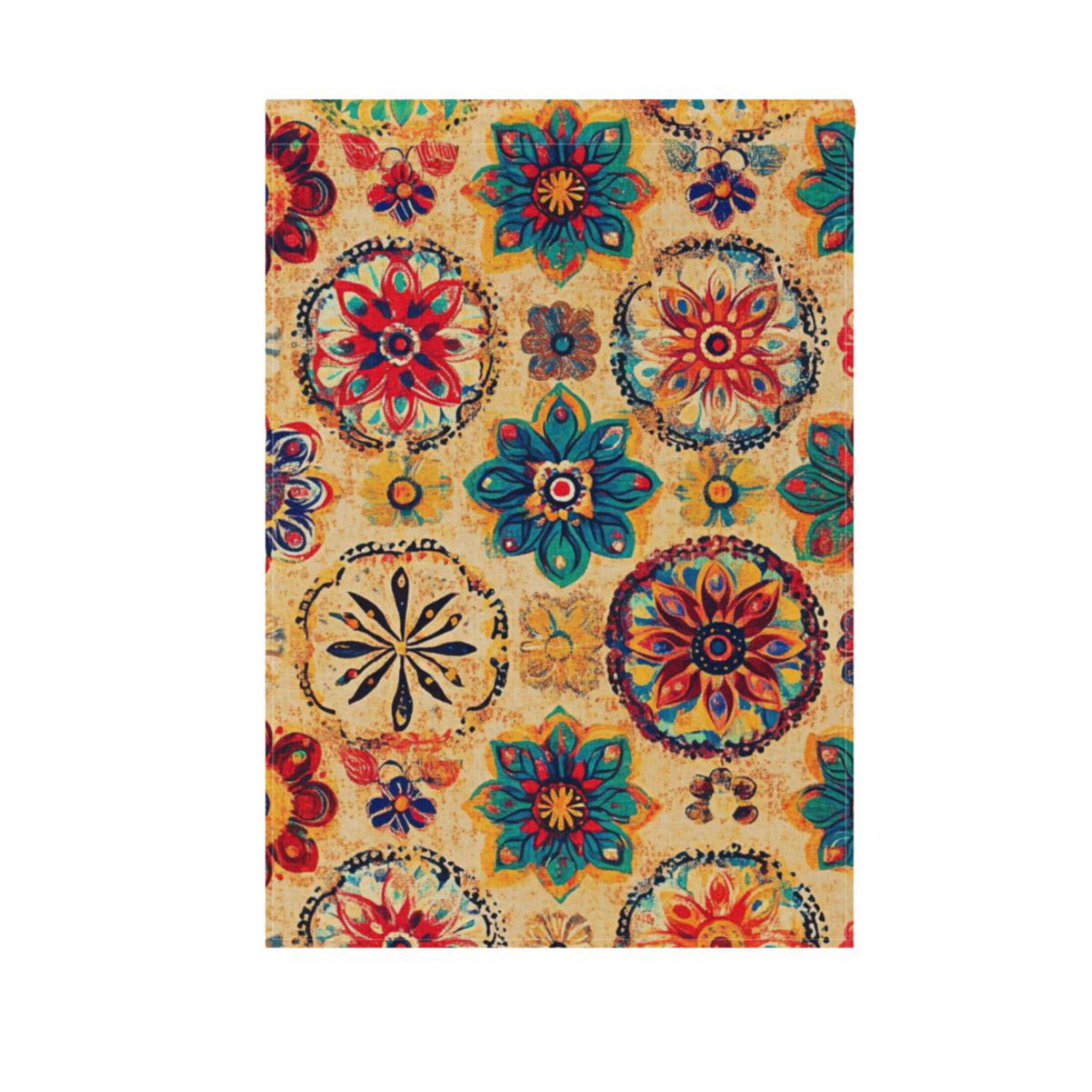 Birthday party garden flags, outdoor patio decoration flags with cute ...