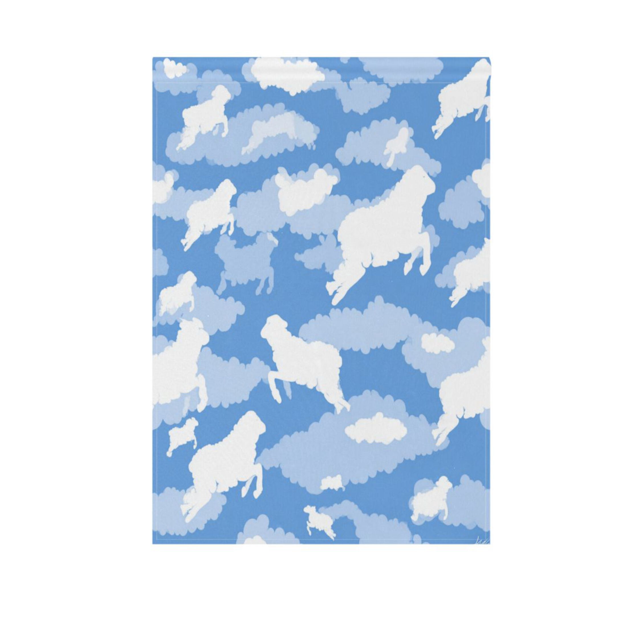 Birthday party garden flags, outdoor patio decoration flags with cute ...