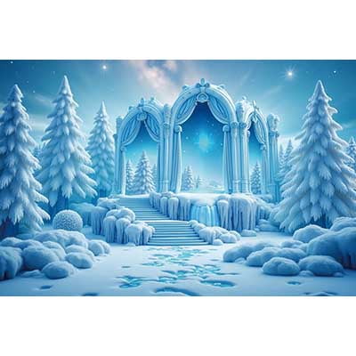 Birthday ss Castle ration Backdrop Childr Party Photoz Background ...