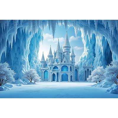 Birthday ss Castle ration Backdrop Childr Party Photoz Background ...