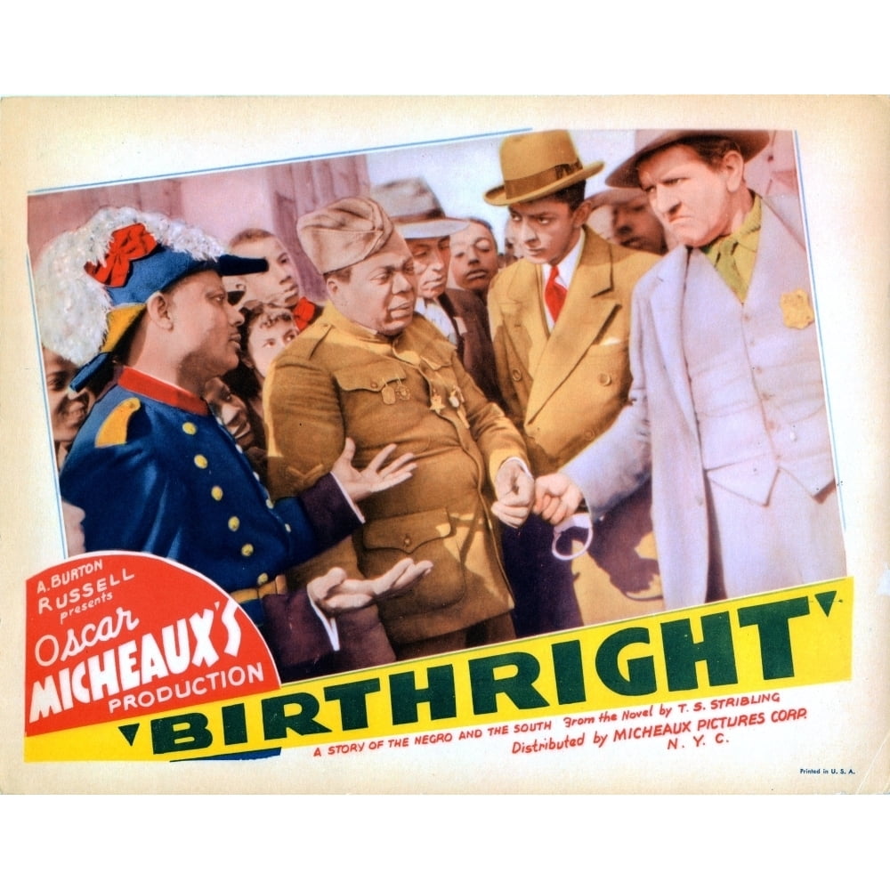 Birthright Lobbycard 1939. Movie Poster Masterprint (14 x 11) - Walmart.com
