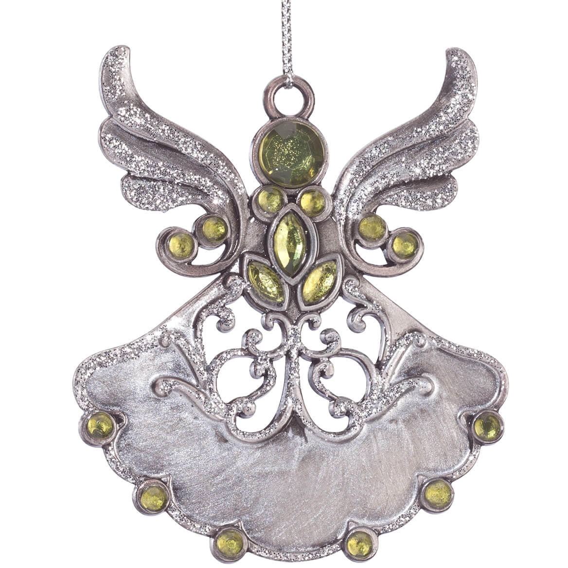 Birthstone Angel Ornament, 100% Pewter, Includes Silver Hanging Cord ...