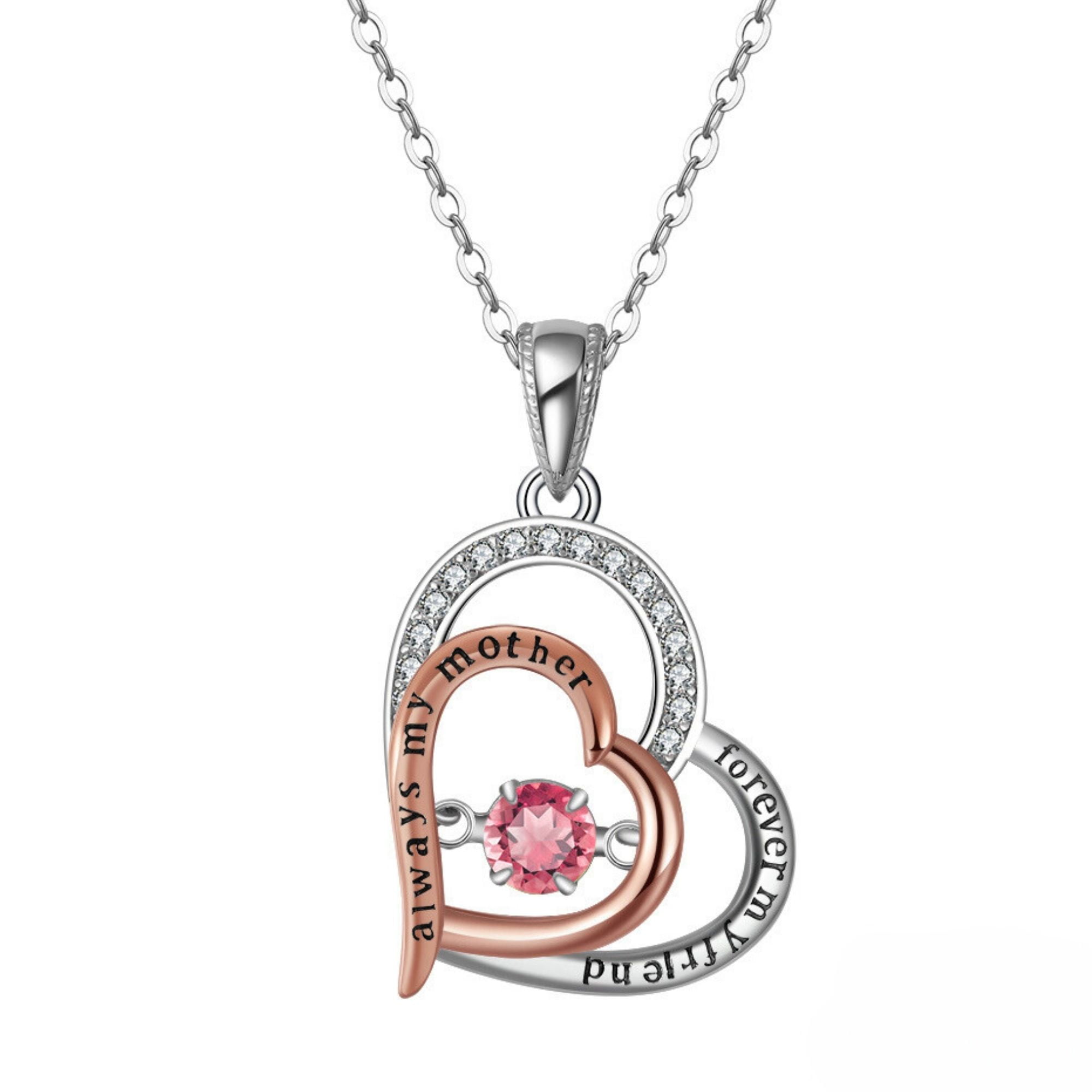 Birthstone Mom Necklace for Mother by Ginger Lyne Sterling Silver ...