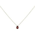Birthstone Necklace for Women, Teardrop Cubic Zirconia Pendant Necklace ...