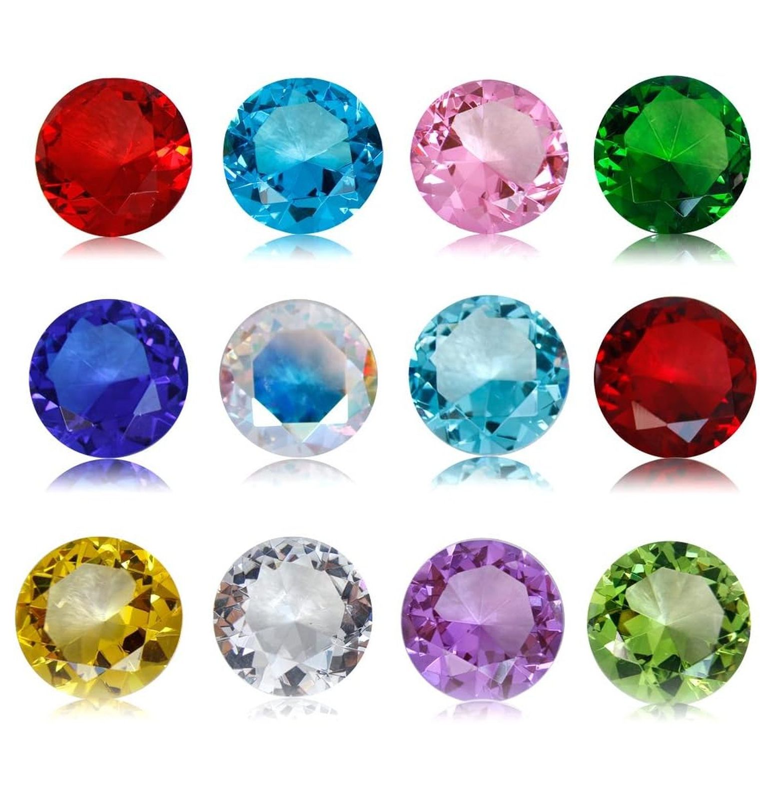 Birthstones Paperweight Glass 40mm Crystal Art - Walmart.com