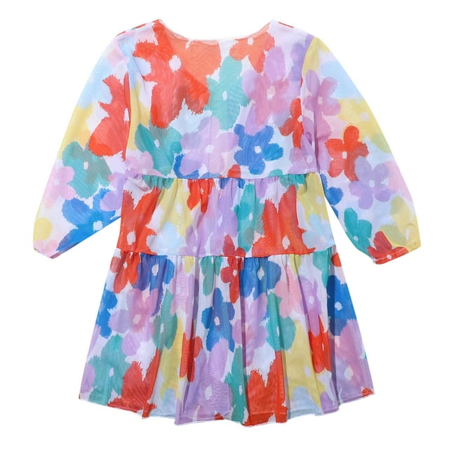 Bis Girls Long Sleeve Kids Beach Coverups Swimwear Cover-ups Wraps ...