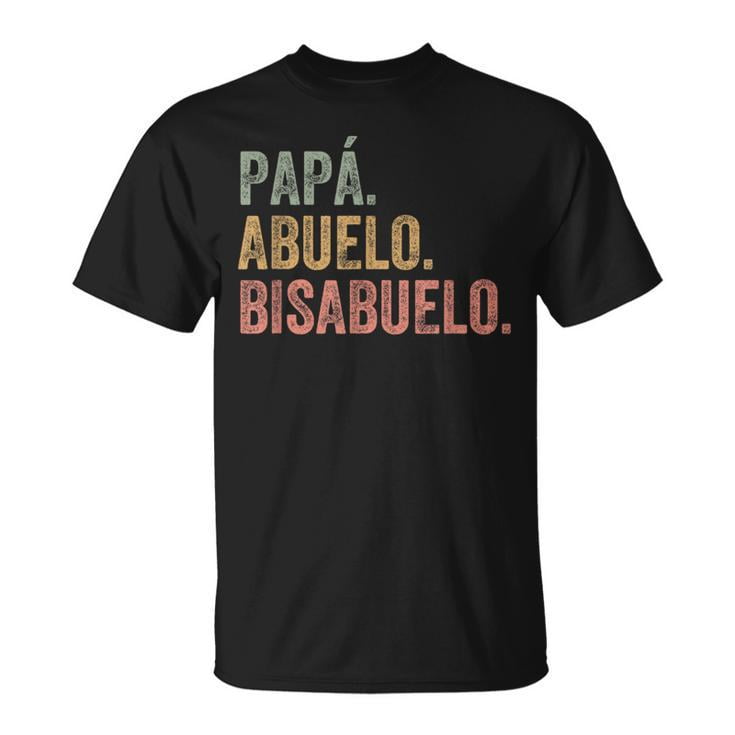 Bisabuelo Spanish Great Grandfather T-Shirt, Proud Family Heritage Gift ...