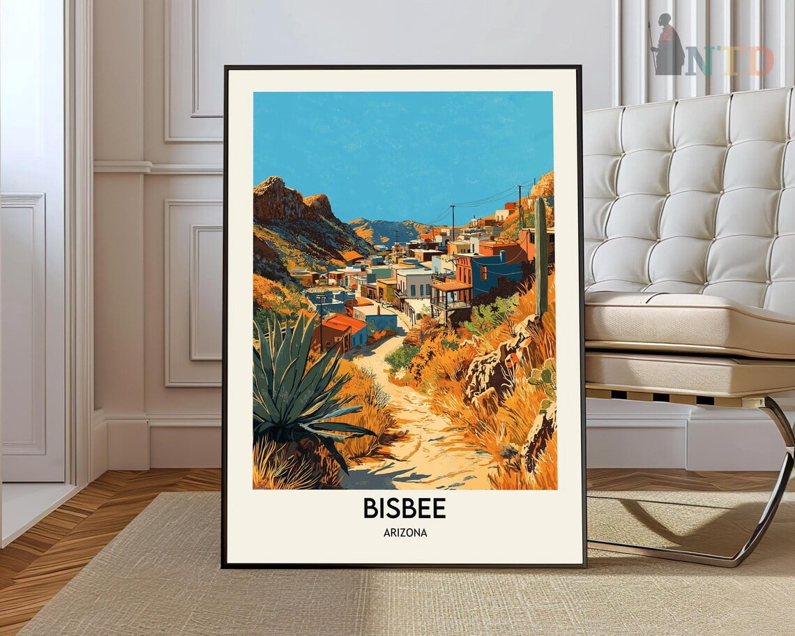 Bisbee Print, Bisbee Wall Art, Bisbee Poster, Bisbee Photo, Bisbee ...
