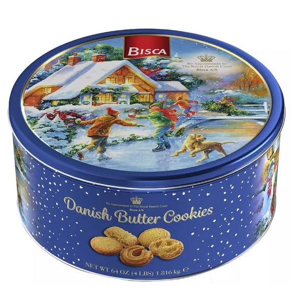 Bisca Danish Butter Cookies, Original Recipe, All Natural Ingredients ...