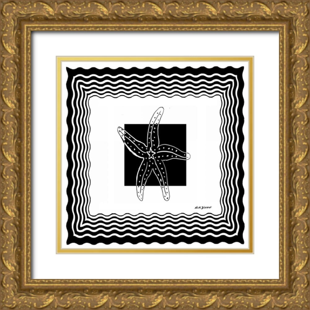 Biscardi, Nicholas 20x20 Gold Ornate Wood Framed with Double Matting ...