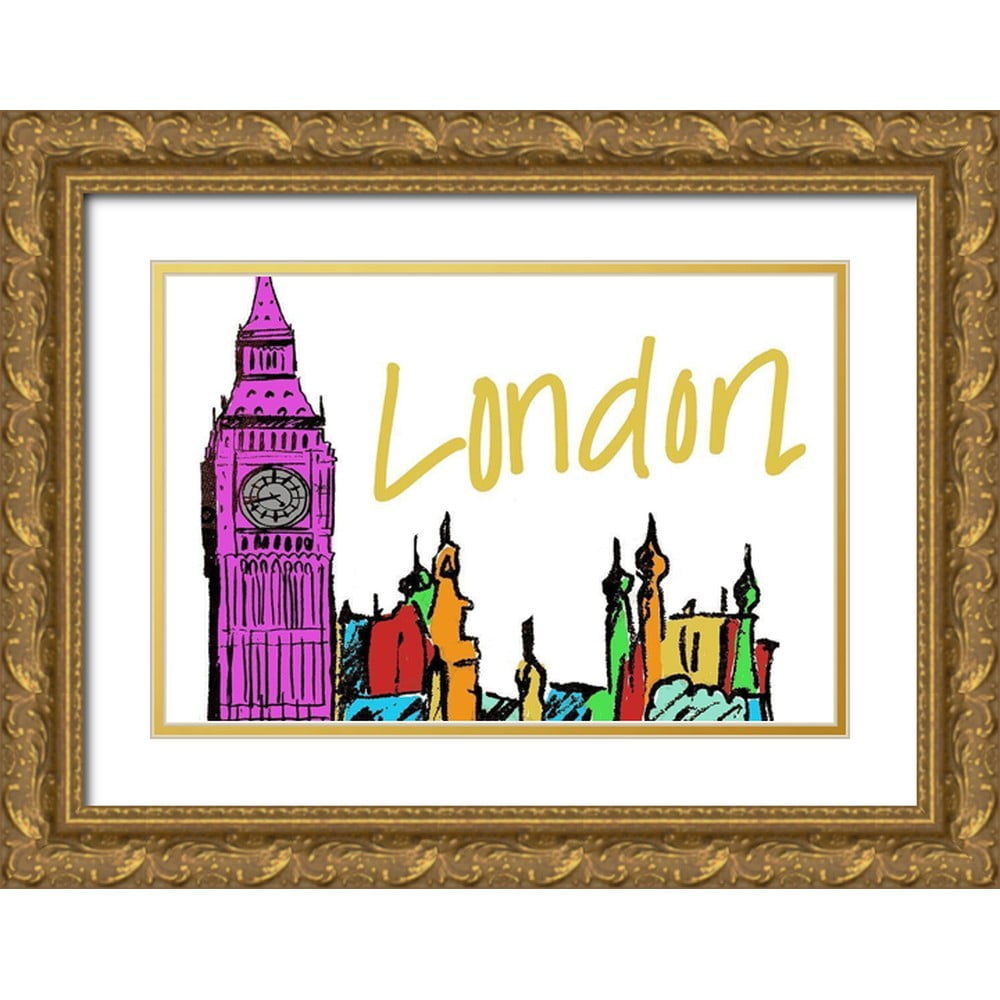 Biscardi, Nicholas 32x23 Gold Ornate Wood Framed with Double Matting Museum Art Print Titled ...