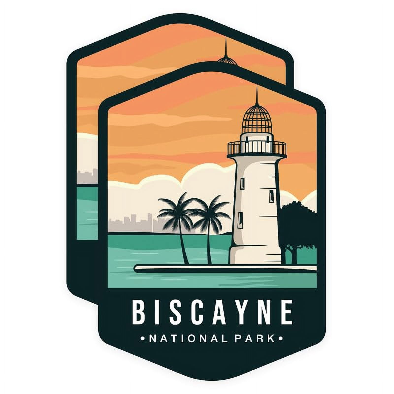 Biscayne National Park Bumper Sticker - US National Park - 5 Inches On ...