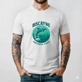 Biscayne National Park Dolphin Artwork Graphic Casual Apparel Top Tee ...