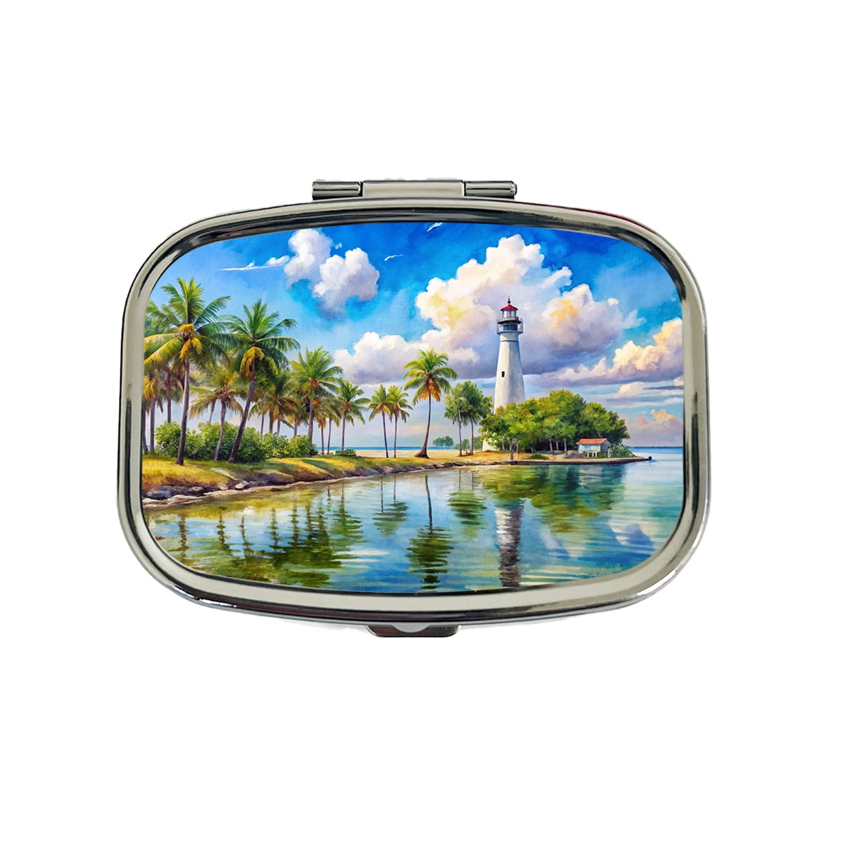 Biscayne National Park Florida Watercolor Style Small Travel Handbag ...