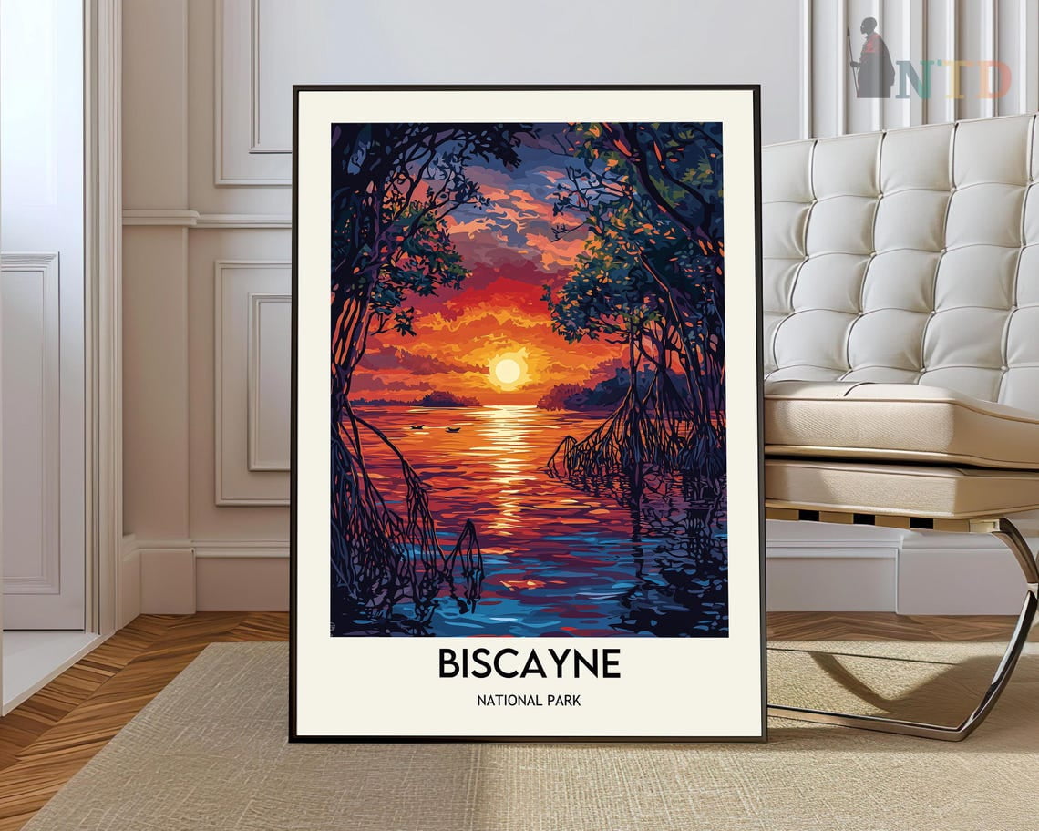 Biscayne National Park Print, Biscaynebiscayne Poster, Biscayne Photo ...