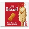 Biscoff Ice Cream Bars, Double Dipped in Cookie Butter and Belgian ...