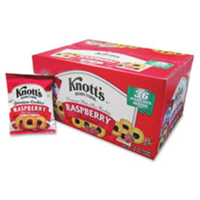 Biscomerica Knotts Raspberry-Filled Cookies, Bite-Sized, 36-2oz pouches ...